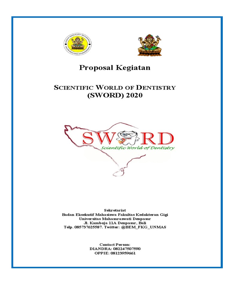 Proposal Sword 2020 | PDF