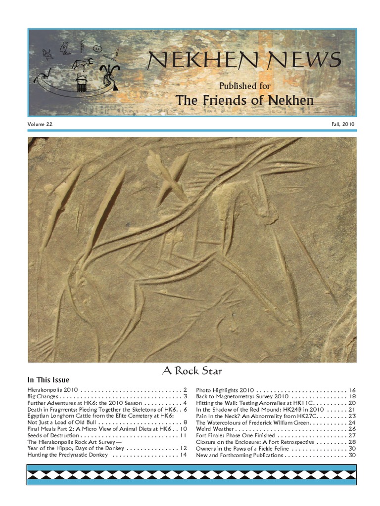 Nekhen News: The Friends of Nekhen | PDF | Cattle | Funeral