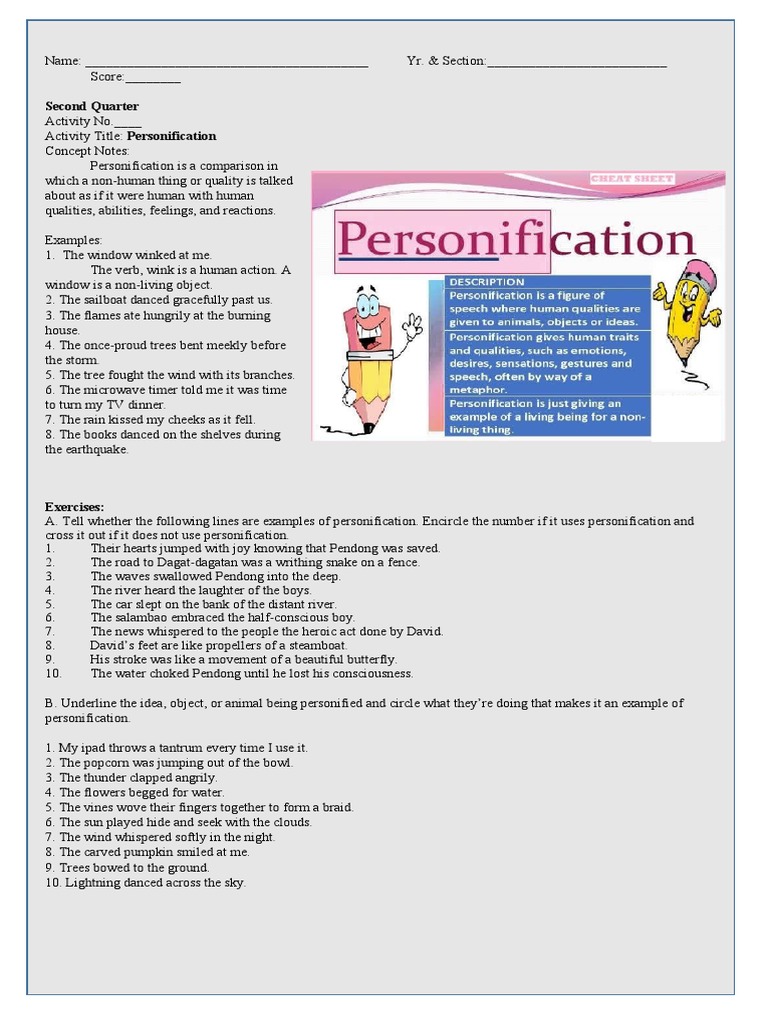 Personification | PDF