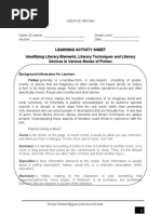 Creative Writing: Exploring Different Staging Modalities: Vis-a-Vis ...