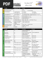 PMP Formulas Cheat Sheet | PDF | Net Present Value | Discounted Cash Flow