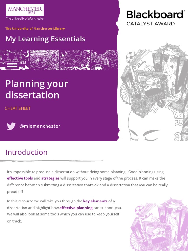 Planning Your Dissertation: My Learning Essentials | PDF | Evernote | Thesis