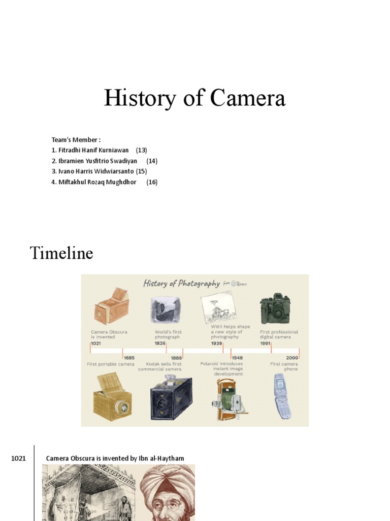 History of Camera | PDF
