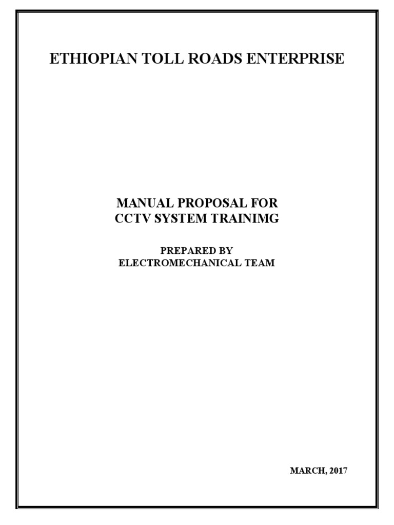 CCTV System Training Manual | PDF | Closed Circuit Television | Camera