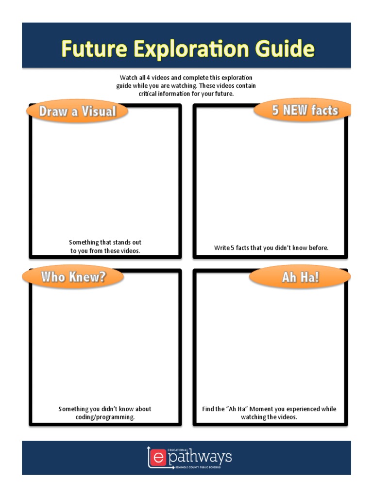 Future Career Exploration Guide | PDF