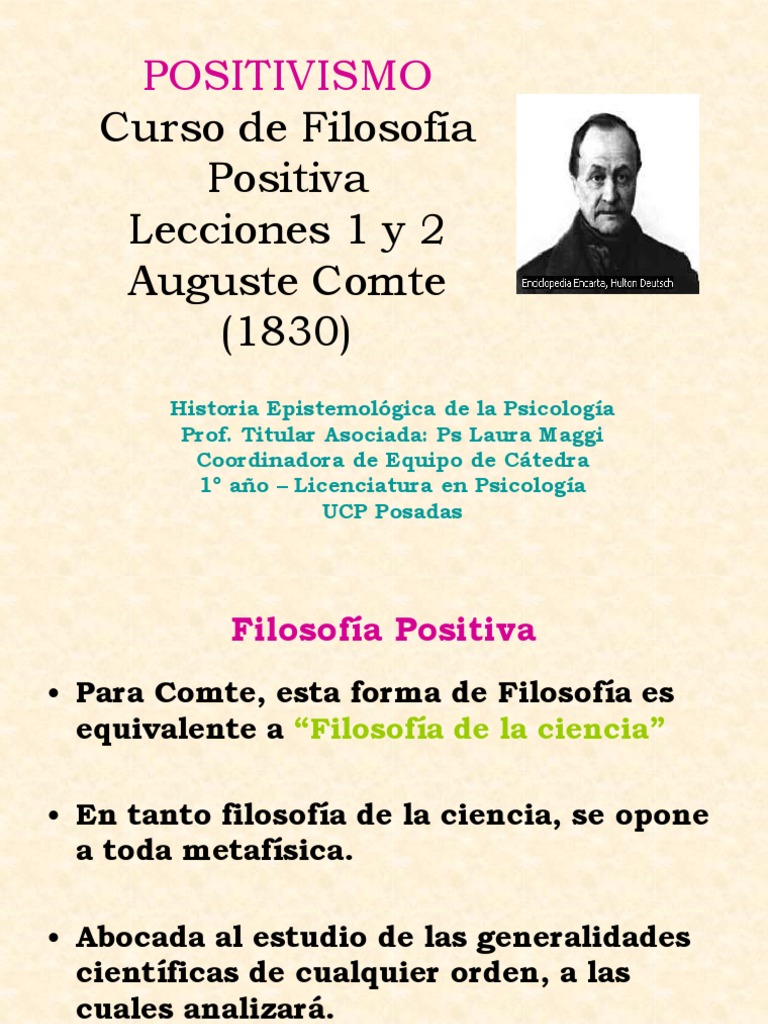 Positivismo - Apuntes | PDF | Positivismo | Empirismo