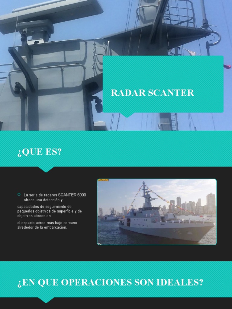 Radar SCANTER 6000: Detección y Seguimiento Avanzado | PDF | Tecnología