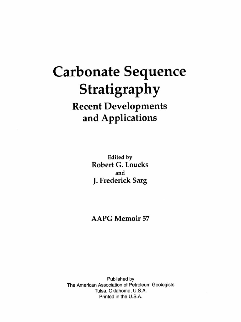 AAPG Memoir 57 - Carbonate Sequence Stratigraphy | PDF | Continental ...