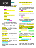 HEALTH ASSESSMENT Module 1 | PDF | Nursing | Medical Diagnosis