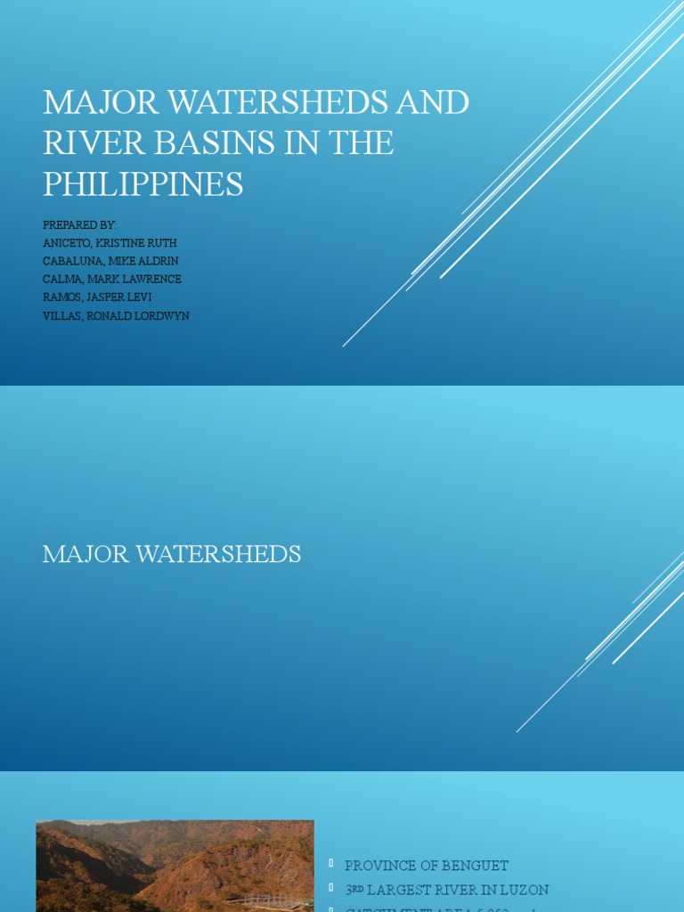 Major Watersheds and River Basins in PH | PDF | Mindanao | Water Management
