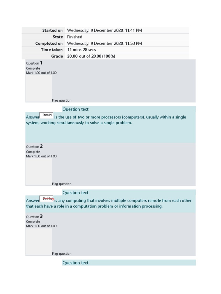 Cloud Computing And Internet Of Things Pq2 Pdf Parallel Computing Distributed Computing