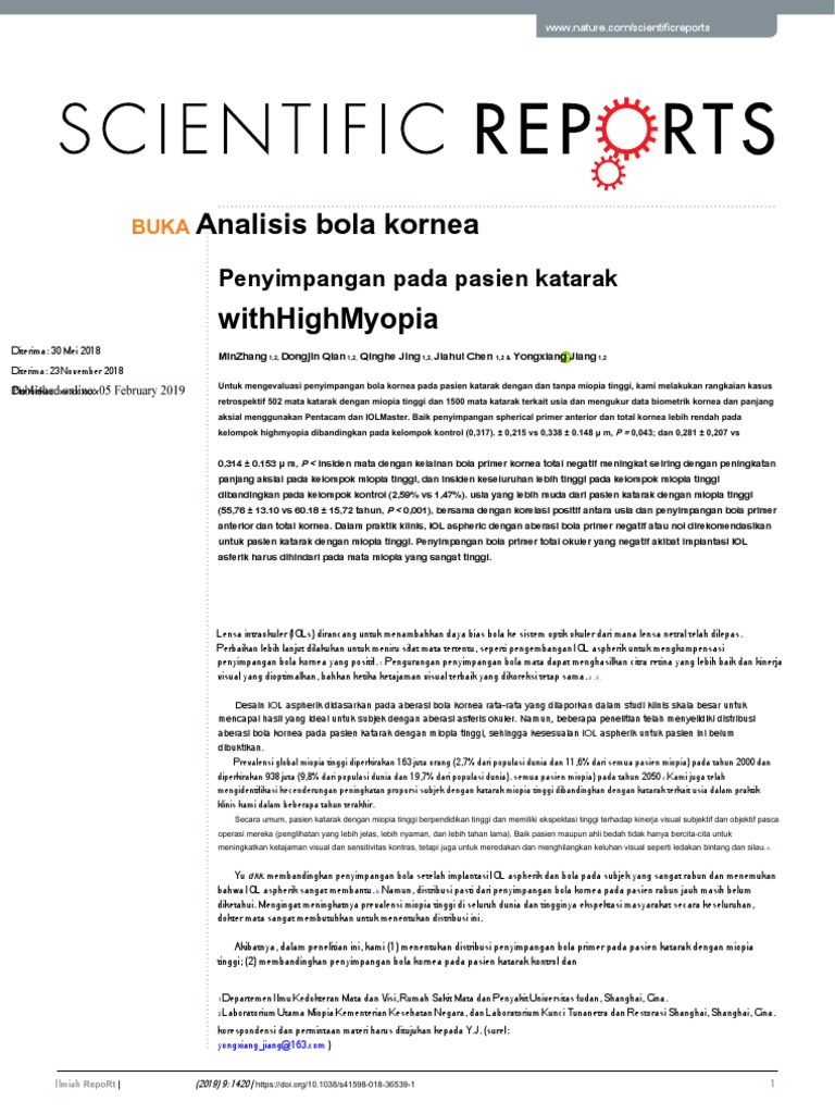 Miopi X Katarak - En.id | PDF | Sains & Matematika | Pengembangan Diri