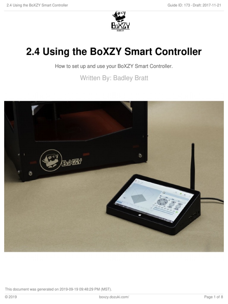 2.4 Using The BoXZY Smart Controller | PDF | Usb | Wi Fi