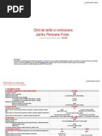 BRD Ghid Tarife Comisioane | PDF