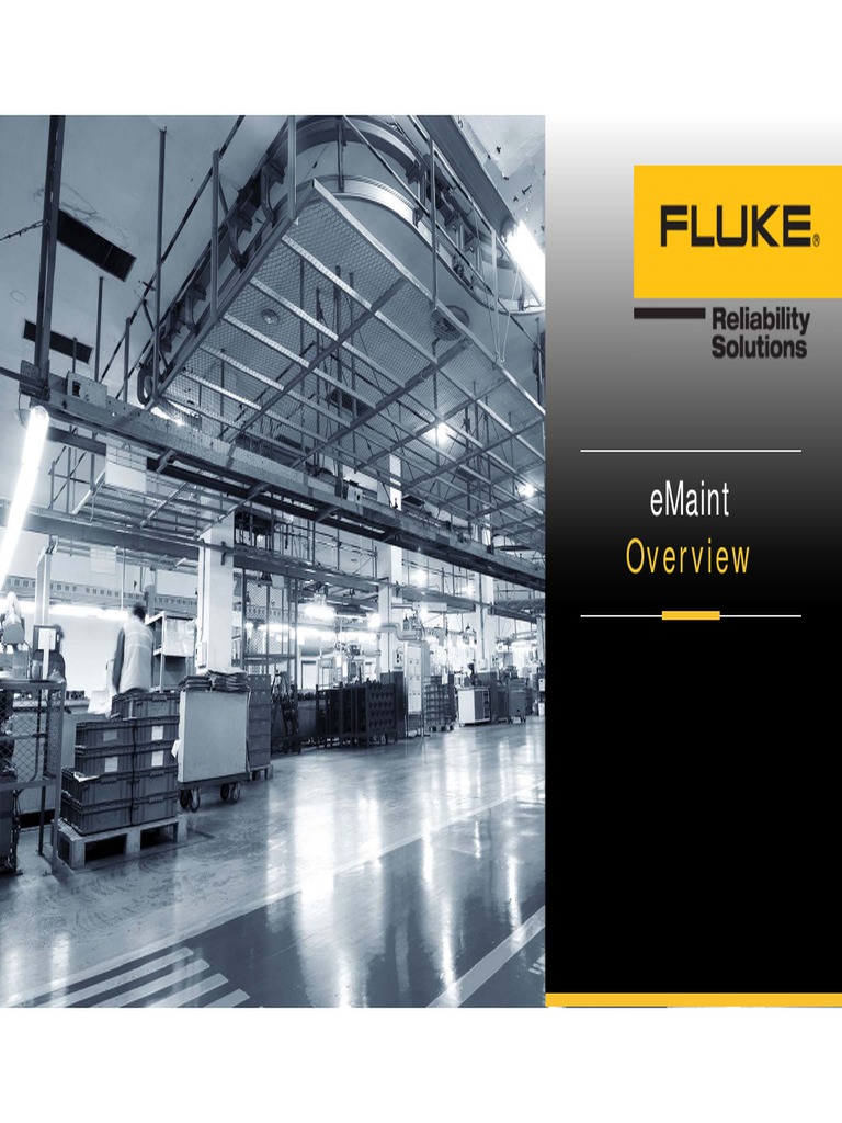 Emaint: © 2019 - Fluke Reliability Solutions Confidential Document ...