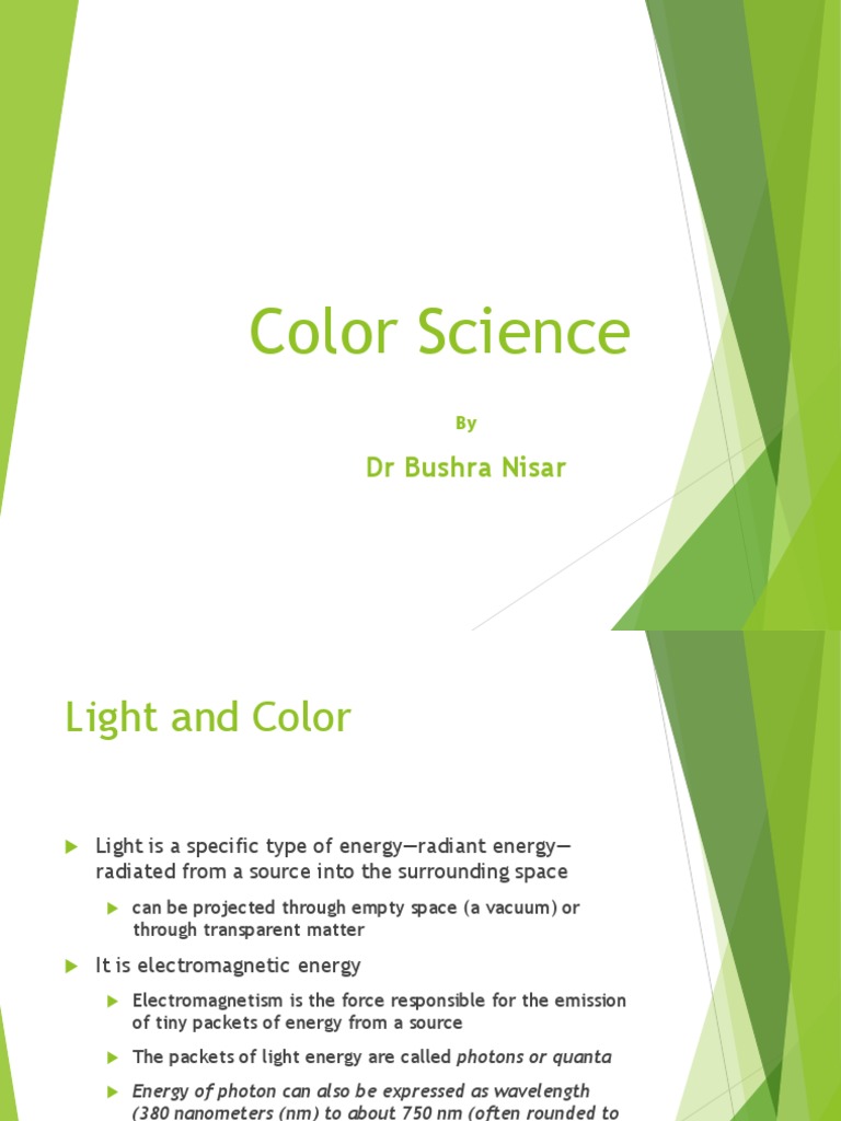 Light and Color Science Explained | PDF | Color | Light