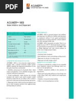 Acumer 1100 Data Sheet | PDF | Solubility | Salt (Chemistry)