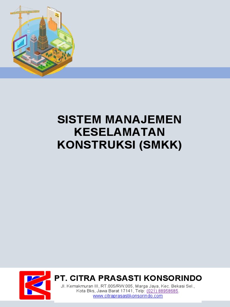 Modul 4 Sistem Manajemen Keselamatan Konstruksi SMKK | PDF