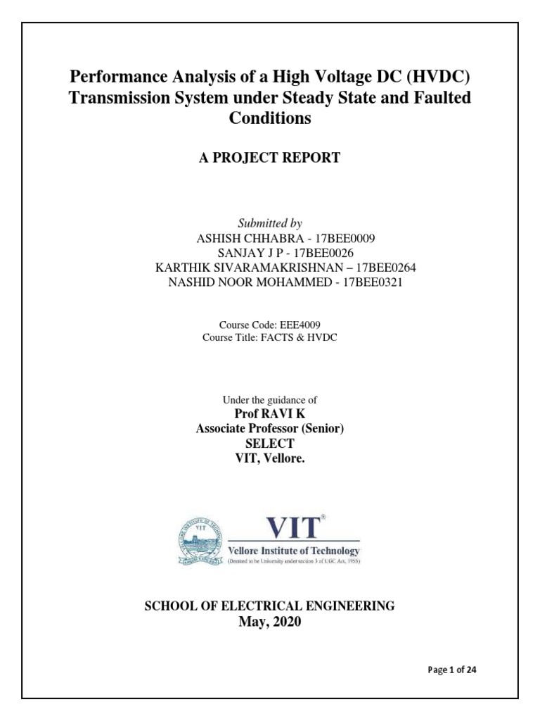 FACTS Review 3 New Final Report PDF | PDF | Rectifier | High Voltage Direct Current
