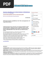 ATA AACE Guidelines For Thypothyroidism in Adults | PDF ...