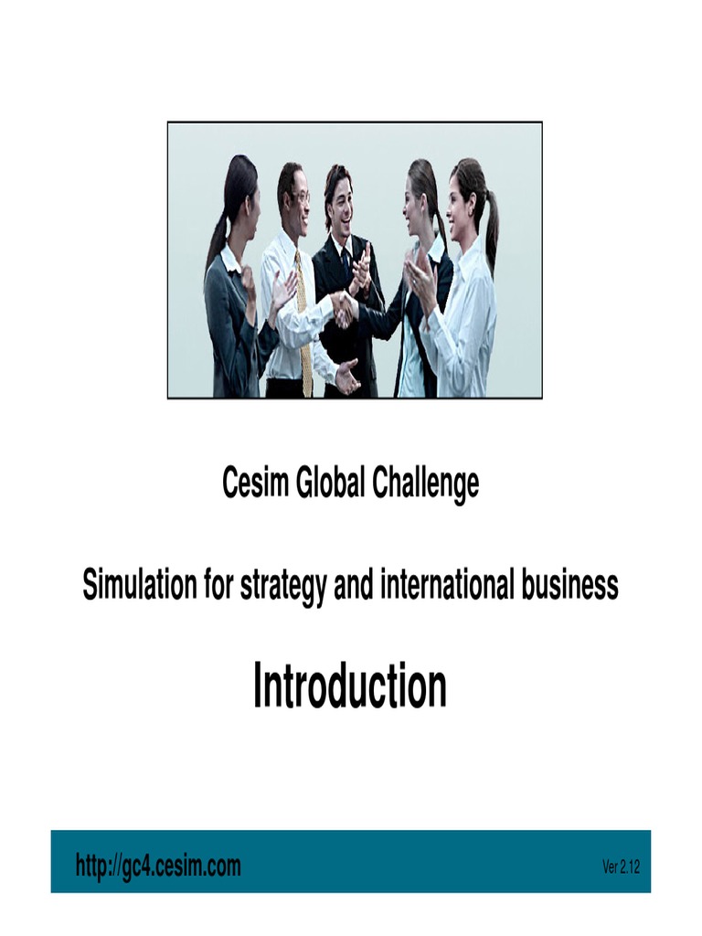 Cesim - Global Challenge Intro | PDF | Leverage (Finance) | Equity ...