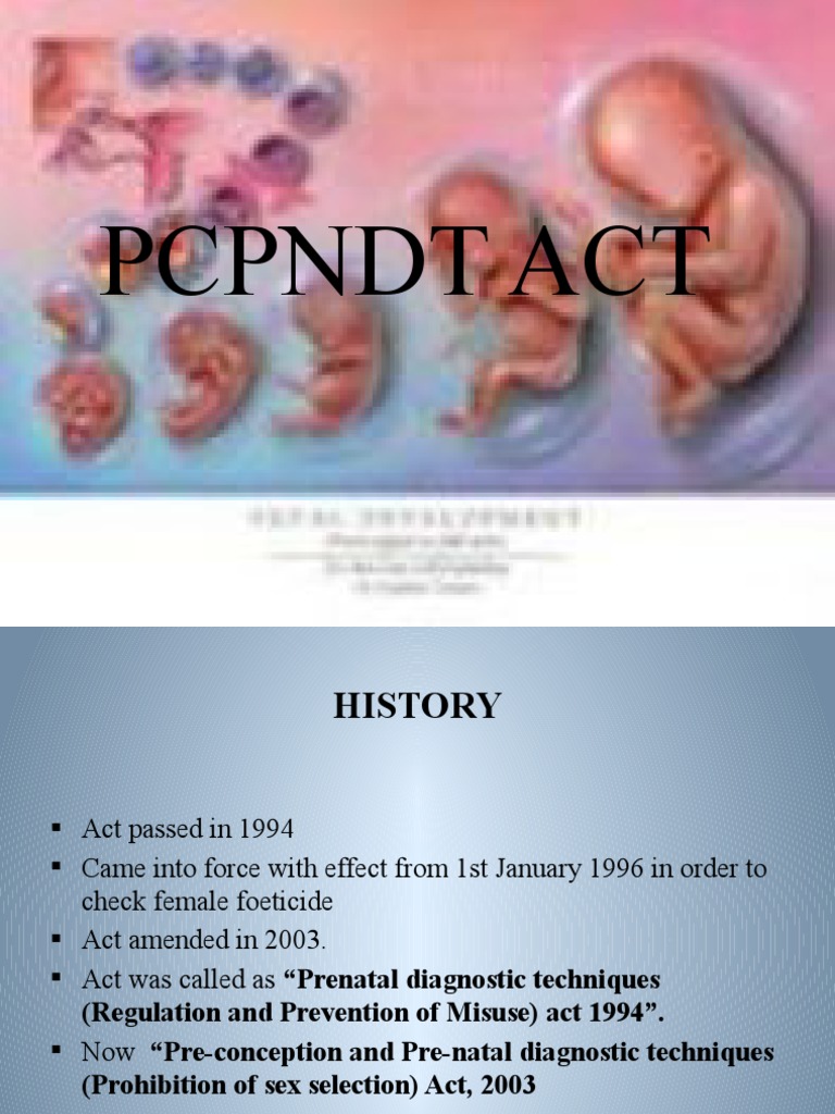 PCPNDT act