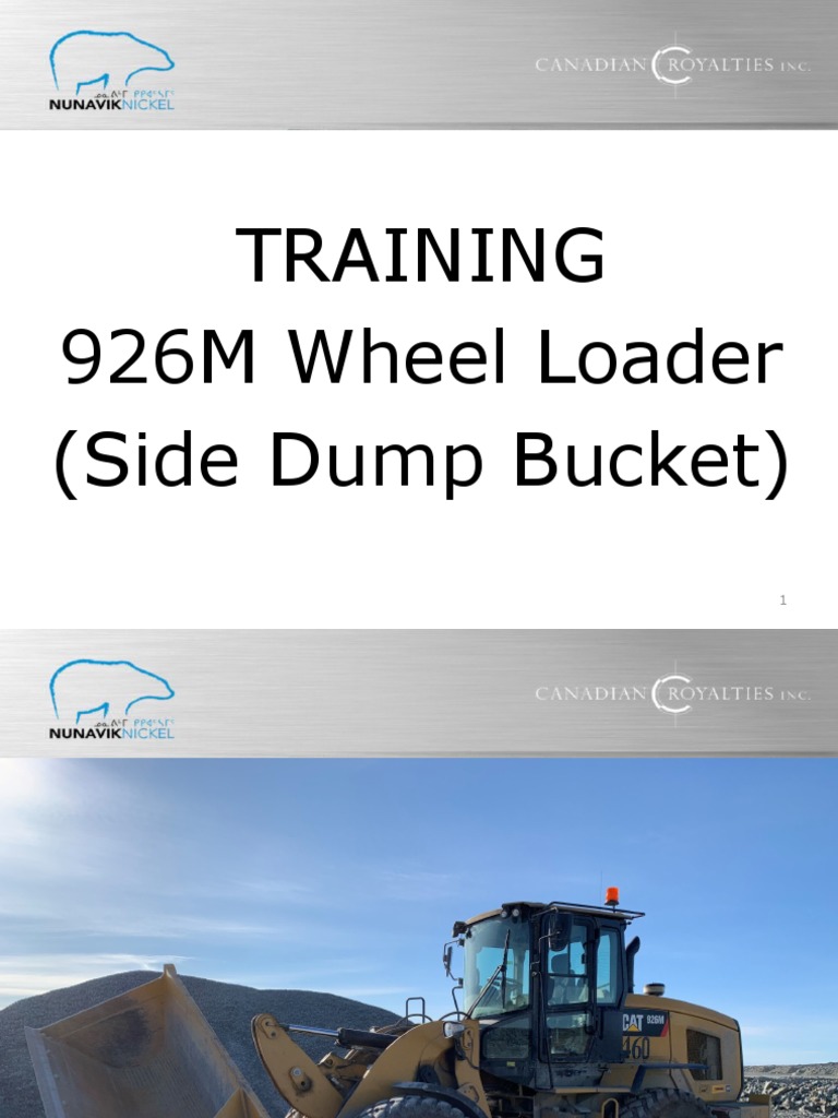 926M Wheel Loader Training | PDF
