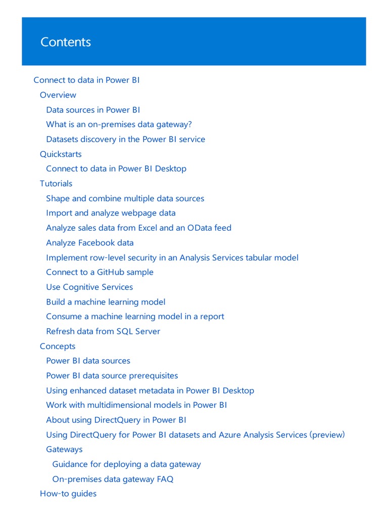 Consume Azure Machine Learning Models in Power BI - Tutorial | PDF ...