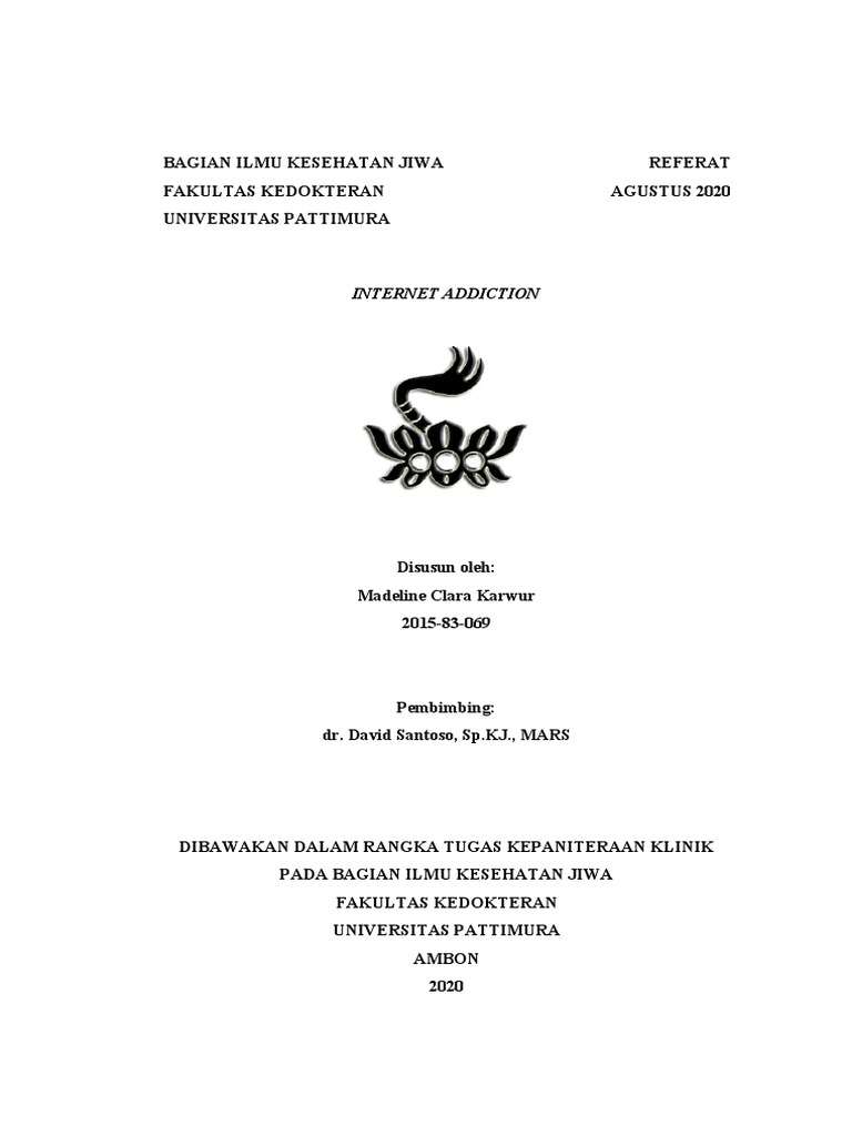 Memahami Kecanduan Internet di Indonesia | PDF | Ilmu Sosial