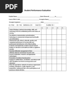 Oral Presentation Evaluation Criteria and Checklist | PDF