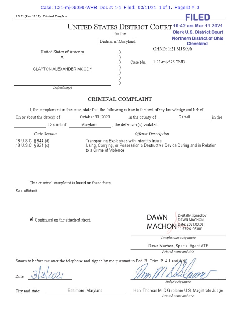 Clayton Alexander Mccoy | PDF