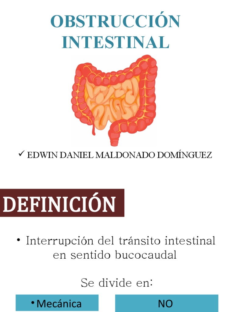 Obstrucción Intestinal: Causas y Manejo | PDF | Especialidades Medicas ...