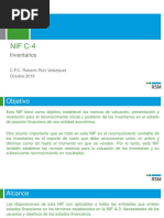 NIF C-4 Inventarios | PDF | Costo | Inventario