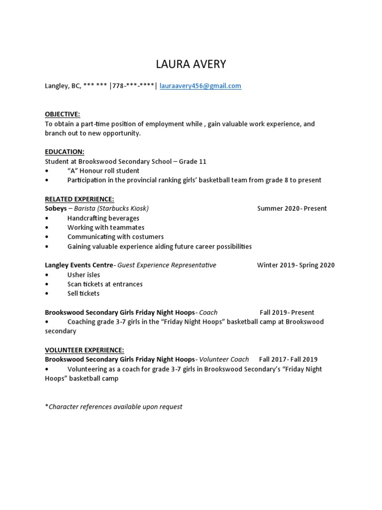Resume Spring 21 | PDF