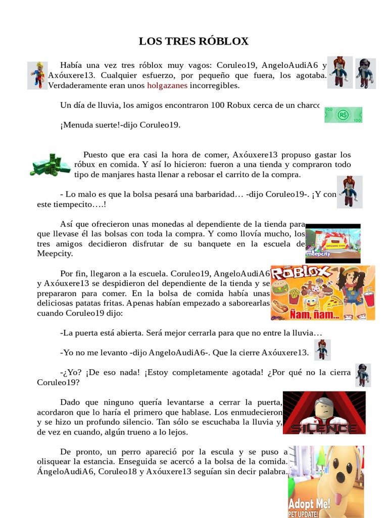 Lectura Roblox-1 | PDF