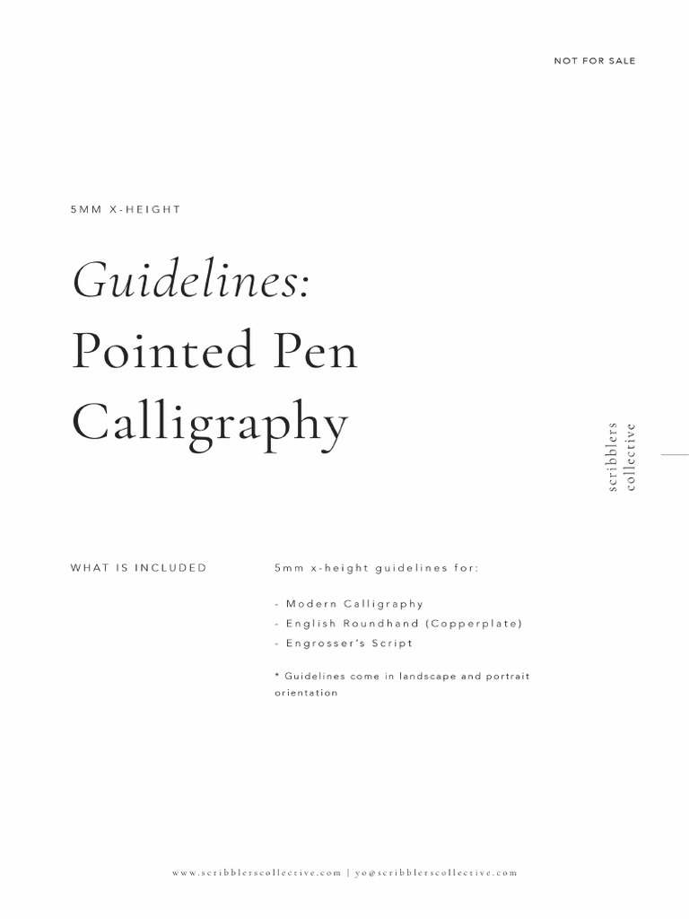 Scribblers Collective Guidesheets 5mm | PDF