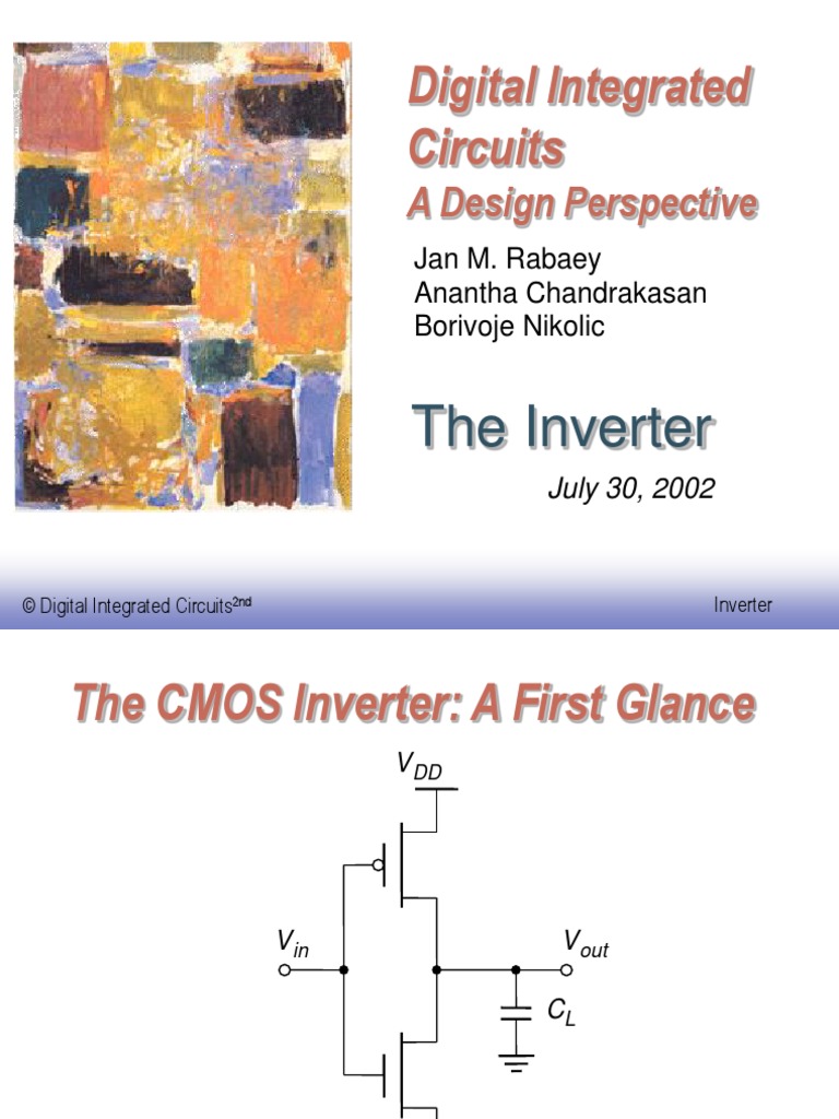 Digital Integrated Circuits: A Design Perspective | PDF | Cmos | Power ...