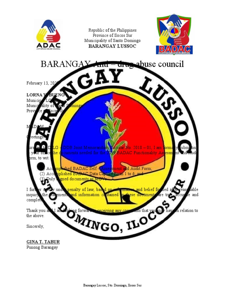 Transmittal Letter BADAC Functionality | PDF