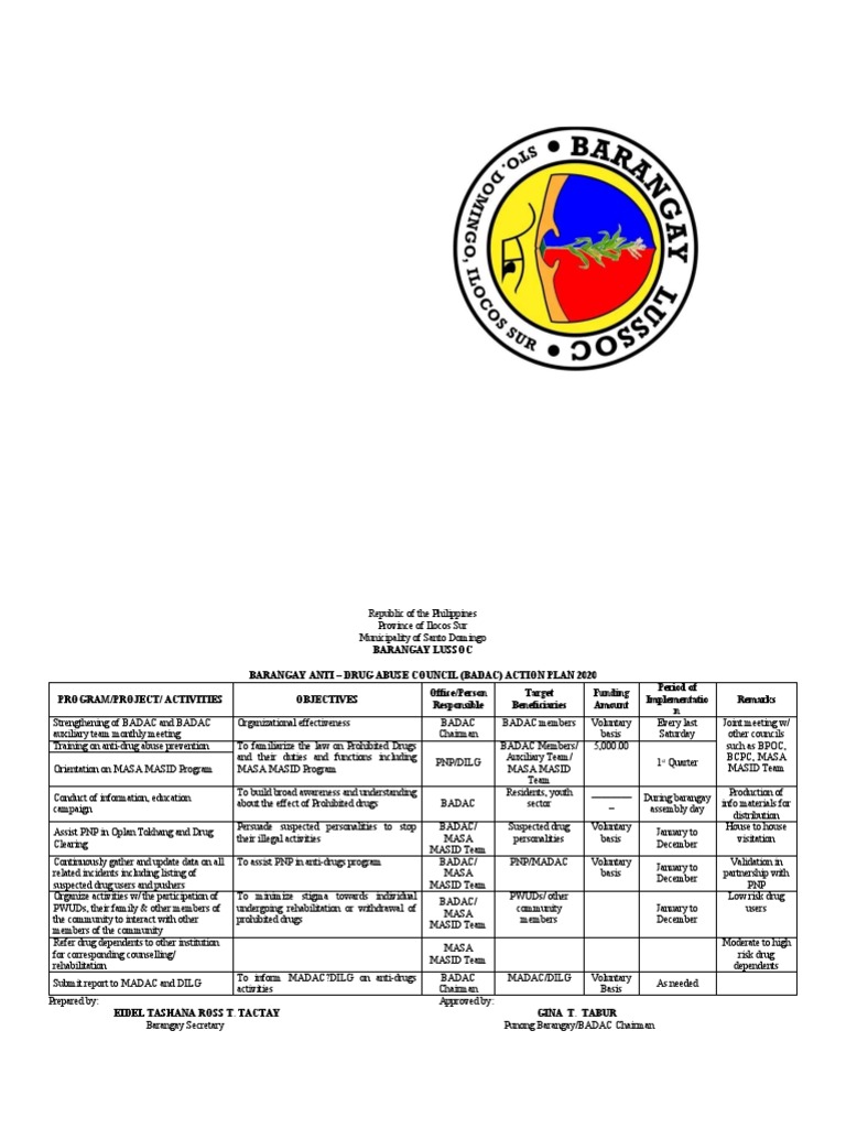 Badac Plan | Download Free PDF | Justice | Crime & Violence