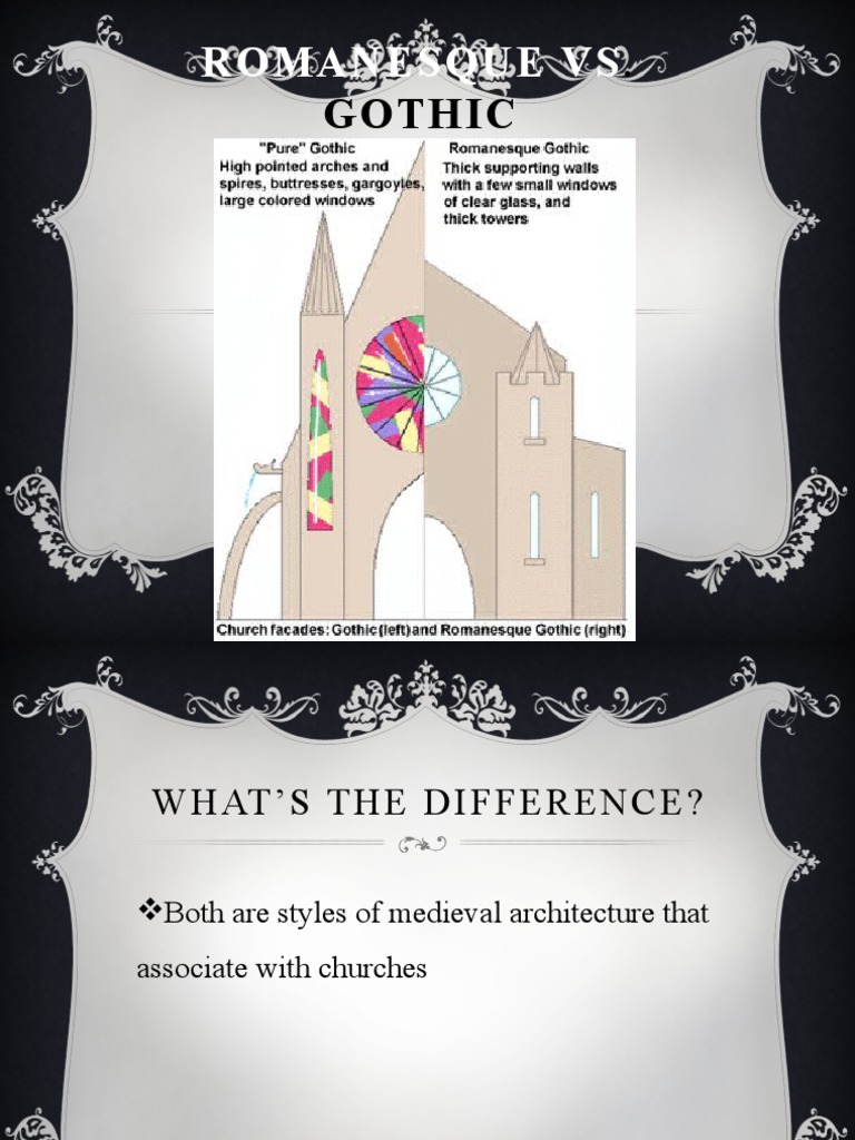 Romanesque Architecture Vs Gothic