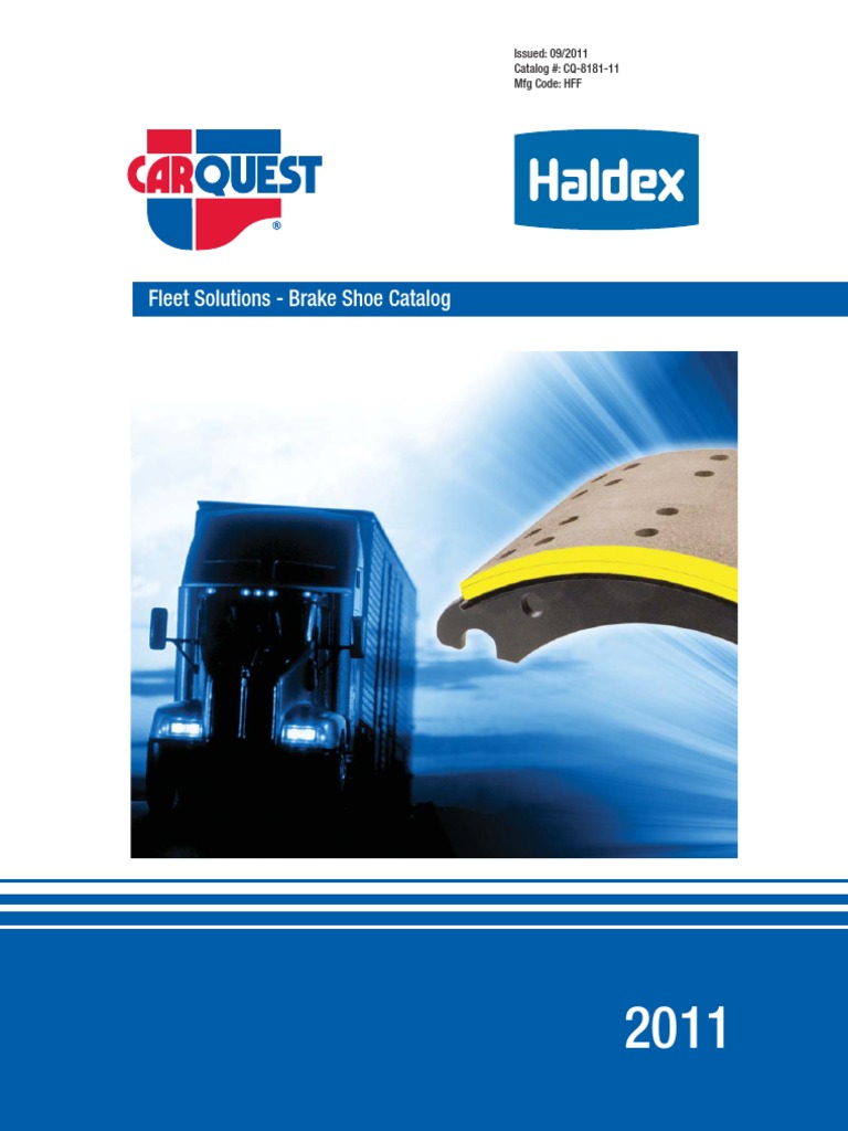 CARQUEST - Brakes Shoes | PDF | Brake | Rivet