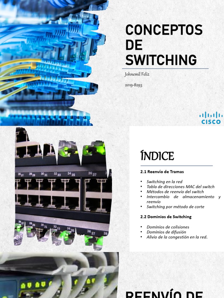 Conceptos de Switching | PDF | Conmutador de red | Red de computadoras