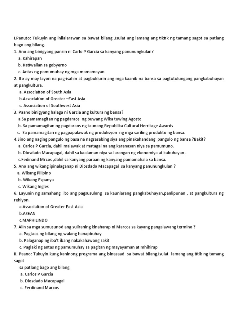 AP6 Q3 Summative 4 | PDF