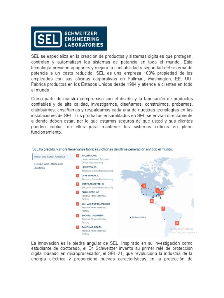 Catalogo SEL | PDF | Scada | Transformador