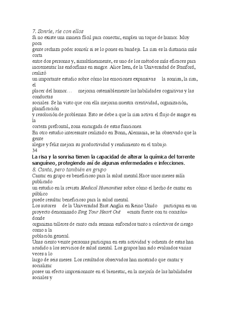 Risa y conexión social según Alice Isen | PDF | La risa | La naturaleza ...