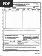 Authorized Release Certificate: Faa Form 8130-3, Airworthiness Approval ...