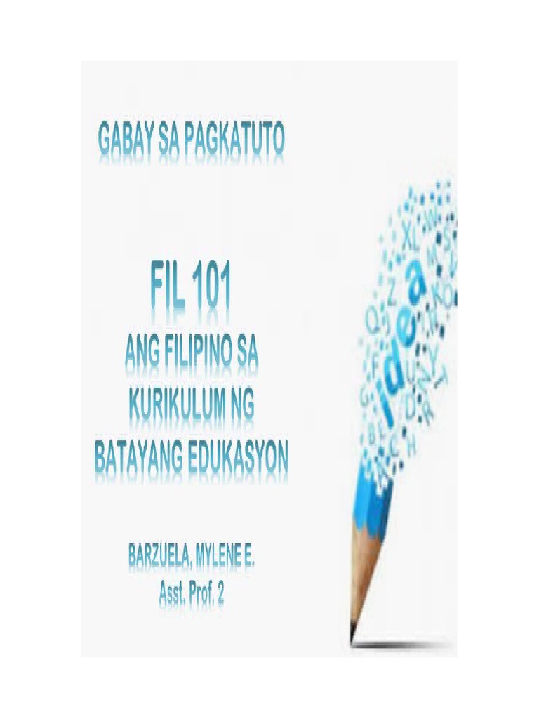 Fil 101 | PDF