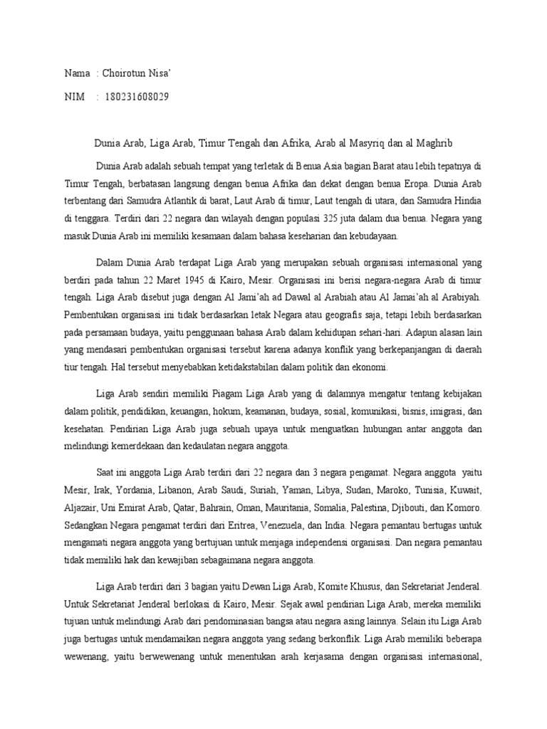 Negara Masyriq Dan Maghrib | PDF