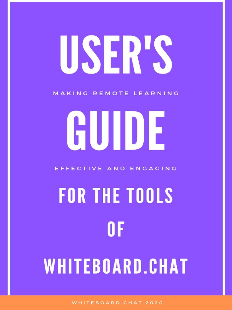 Guide To Tools of Whiteboard - Chat | PDF | Screenshot | Drawing