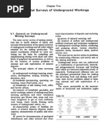 Surveying and Mapping of Underground Mines | PDF | Surveying